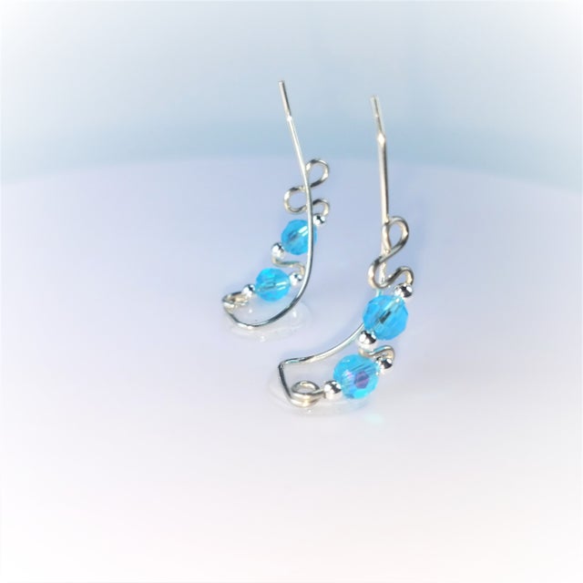 Ear Art OnLine - 2 Bead Ear Sweeps | Ear Art OnLine